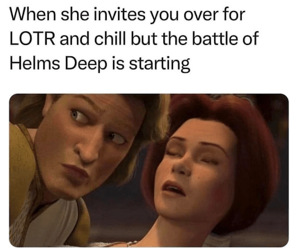LOTR themed memes are precious and worth seeking