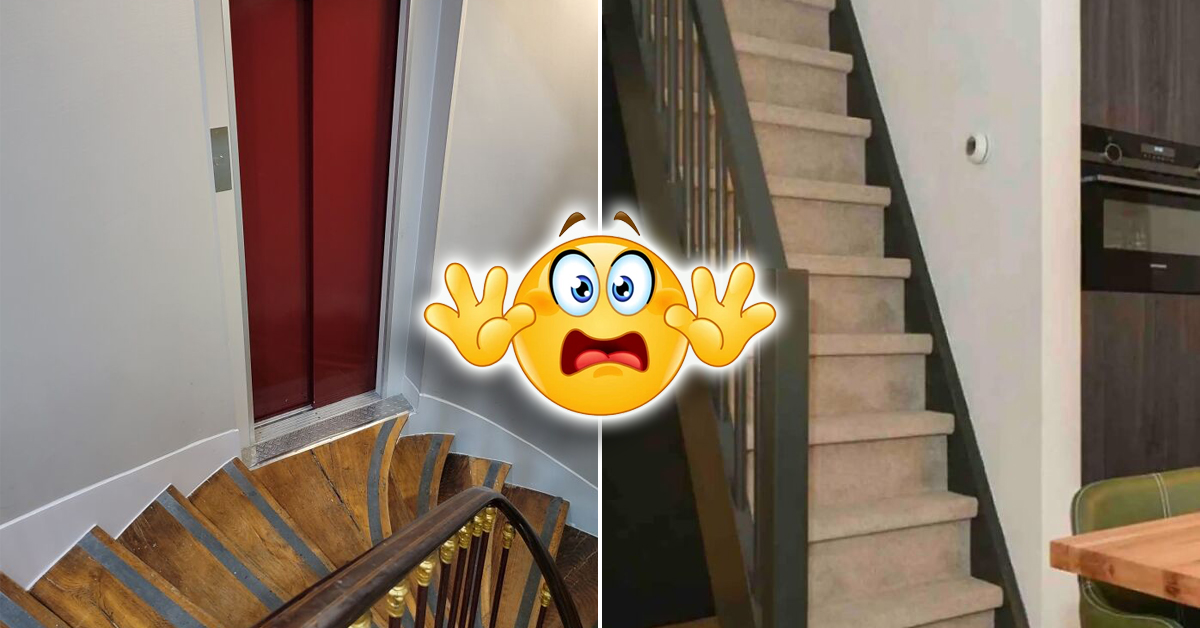 Terrifying staircases that have us looking for an elevator