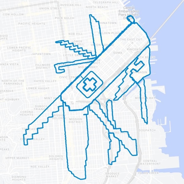 Marathon Runner Creates Intricate GPS Art While Running (26 Photos)