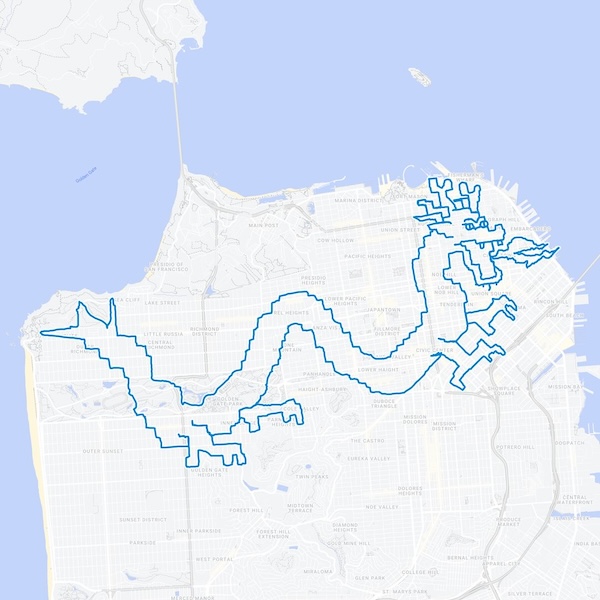 Marathon Runner Creates Intricate GPS Art While Running (26 Photos)