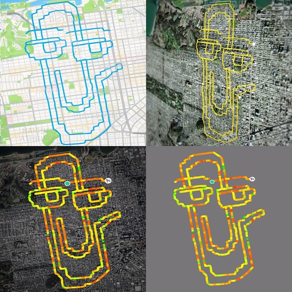 Marathon Runner Creates Intricate GPS Art While Running (26 Photos)