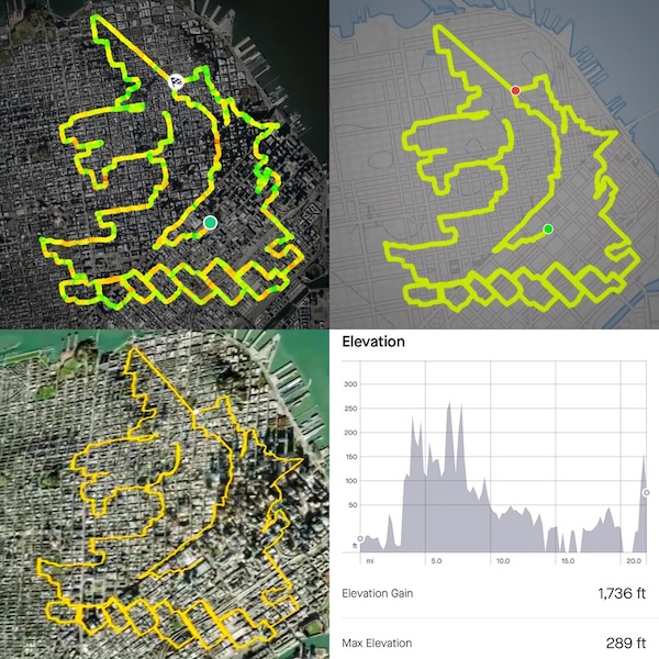 Marathon Runner Creates Intricate GPS Art While Running (26 Photos)