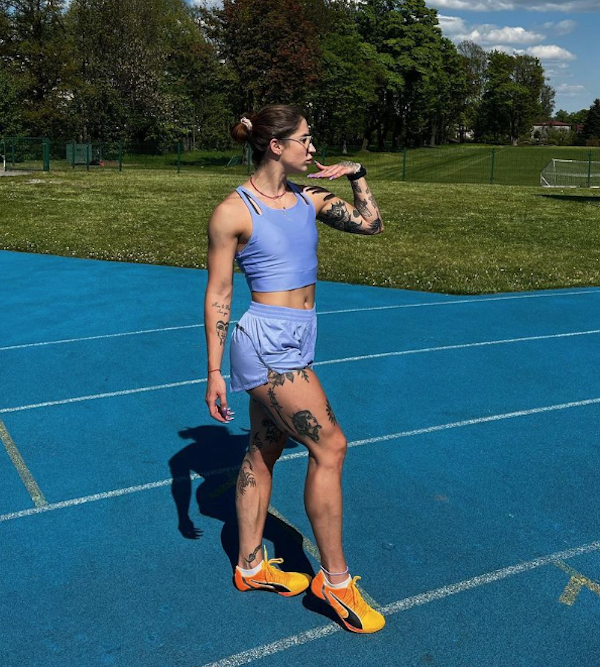 Ewa Swoboda is the tatted and charming Polish track star of our dreams