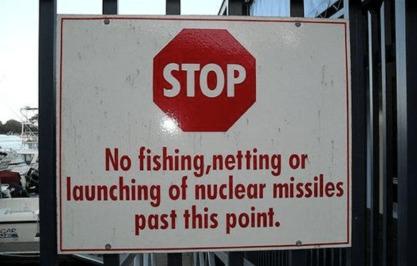 Strange signs that are making our brains work overtime.