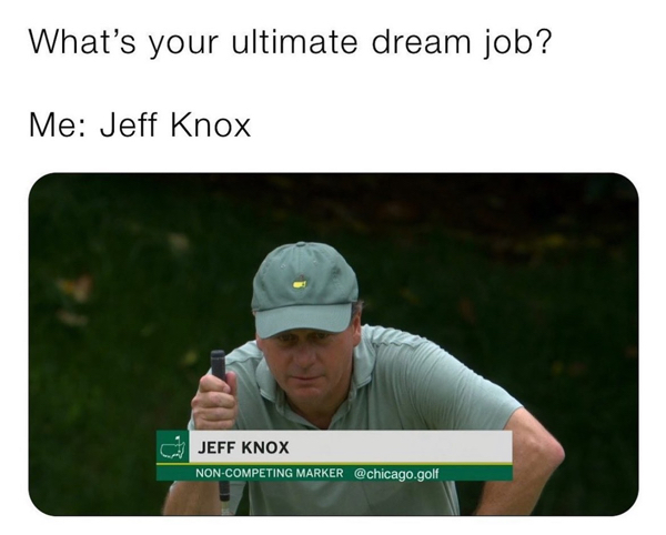 Enjoy a golf memes thirst trap while you watch the Tour Championship