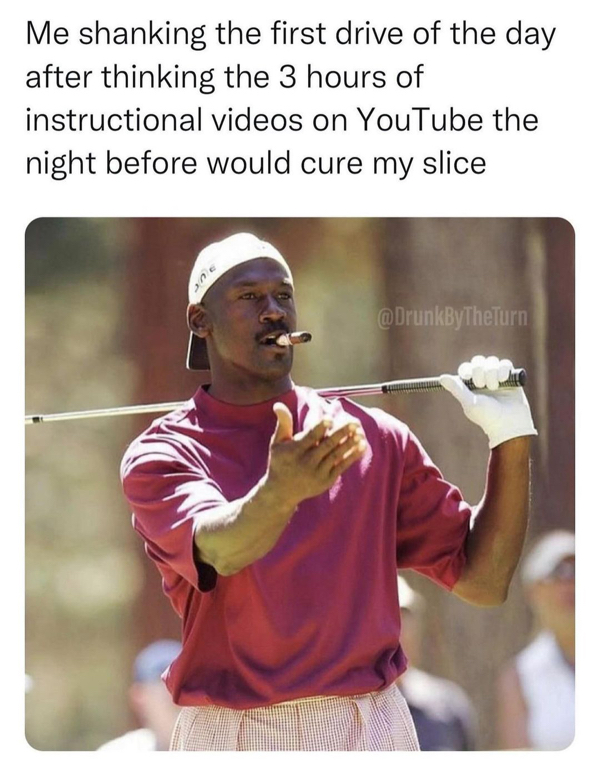 Enjoy a golf memes thirst trap while you watch the Tour Championship