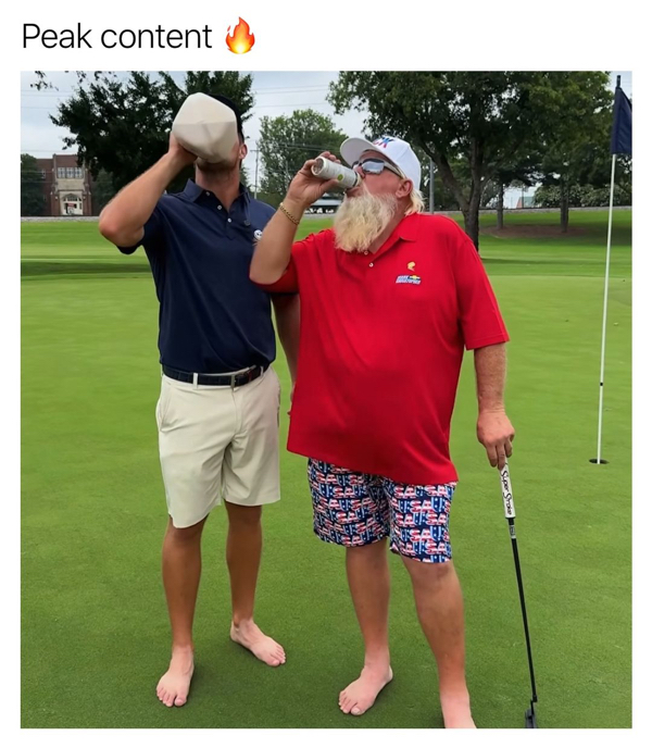Enjoy a golf memes thirst trap while you watch the Tour Championship