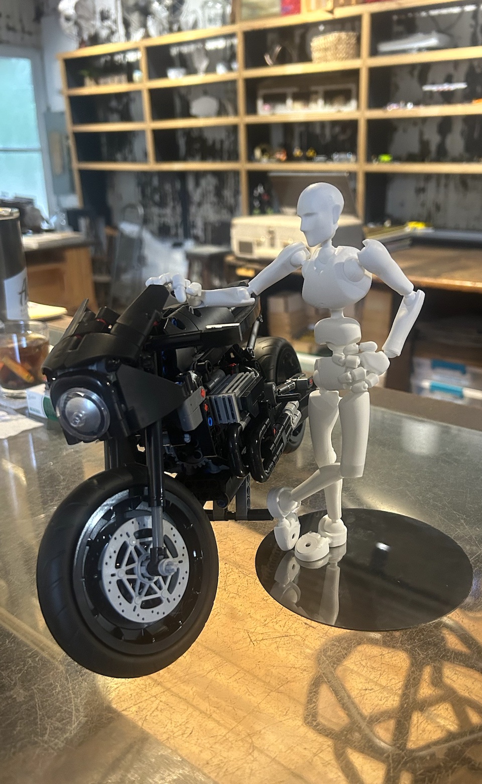 High-Res Small Robot named Delroy Adapting to living in a Human World