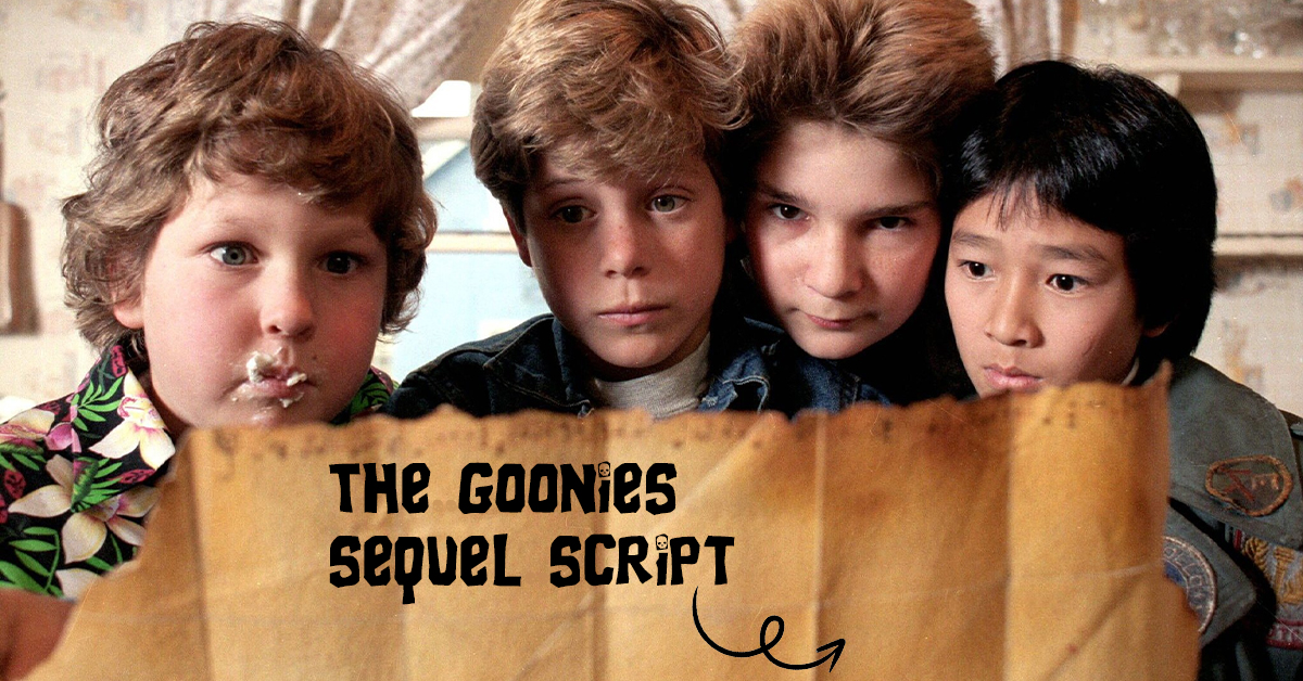HEY YOU GUYS! A Goonies sequel is on the way!