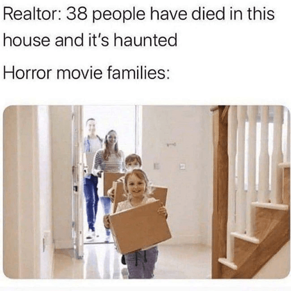 Horror movie memes that'll leave you screaming laughing
