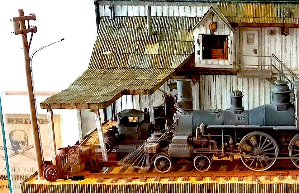 High-Res Train Station Model 1930s Awesome Details Mind blowing Photos