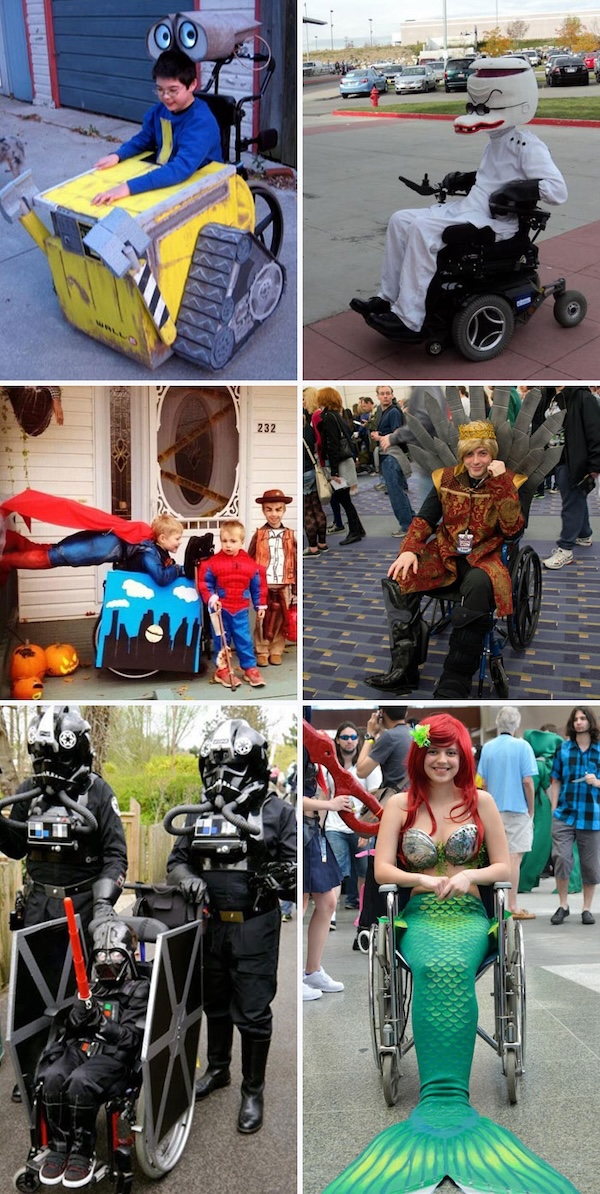 People with disabilities took their Halloween costumes to the next lvl