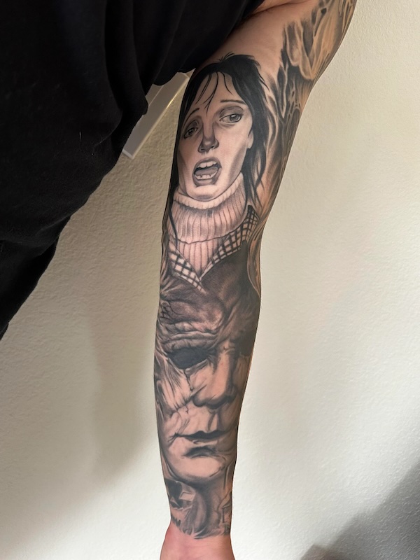 25 insane tattoos based on iconic horror movies
