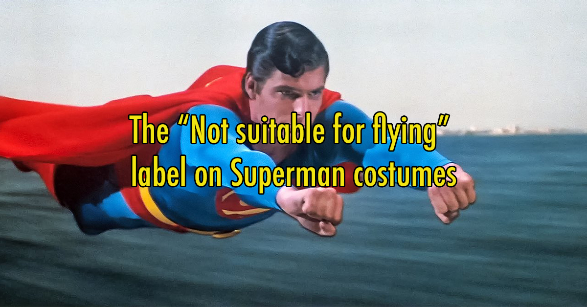 Rules that exist because one idiot f$%ked it up for everybody