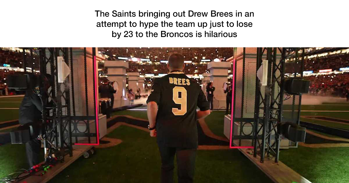 Drew Brees can't save the Saints from Week 7 leather bound NFL memes