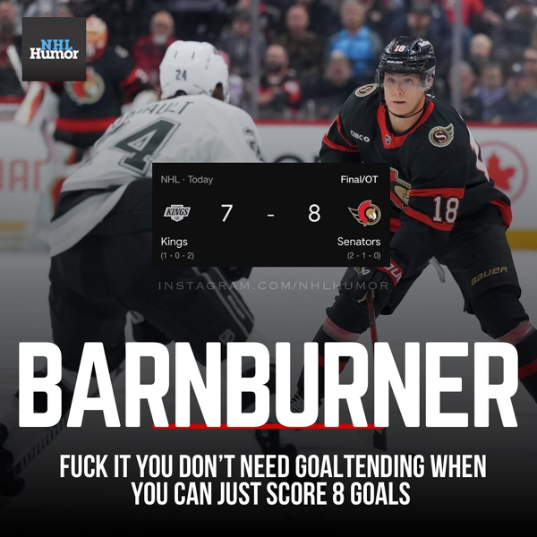 NHL memes are off to a better start than the Oilers