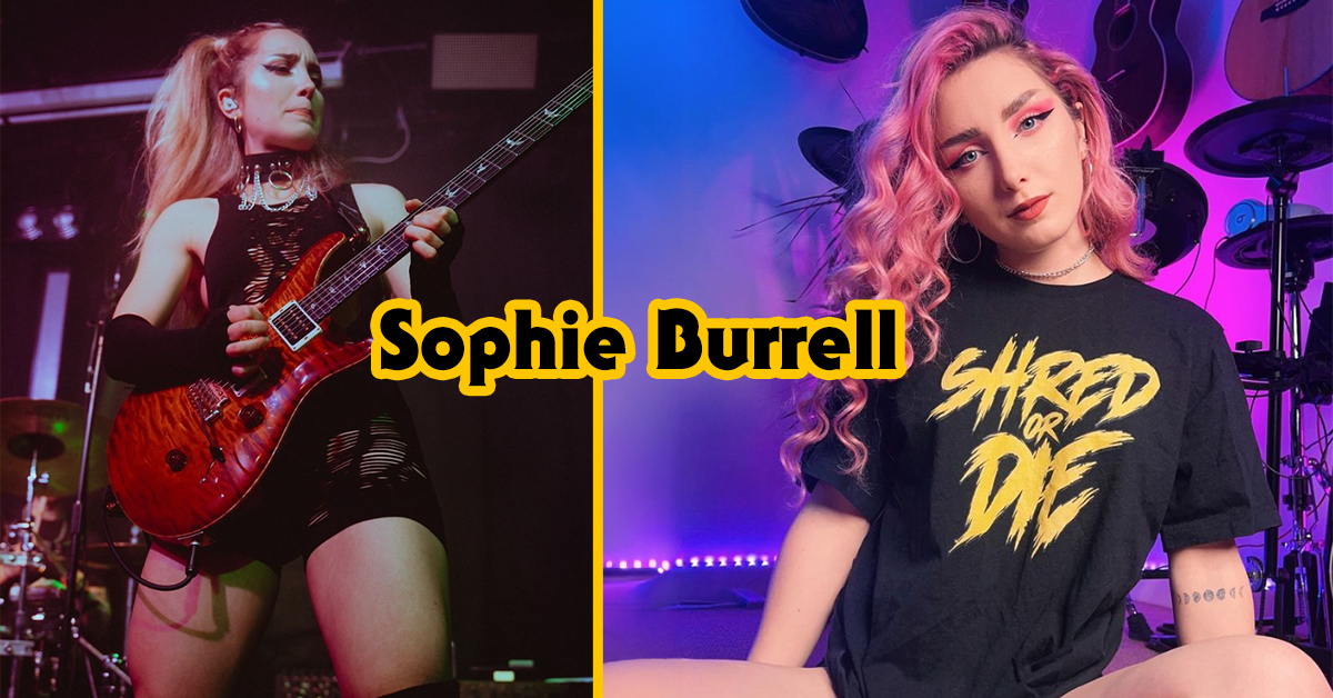 Metal guitarist Sophie Burrell is melting faces (and our hearts)