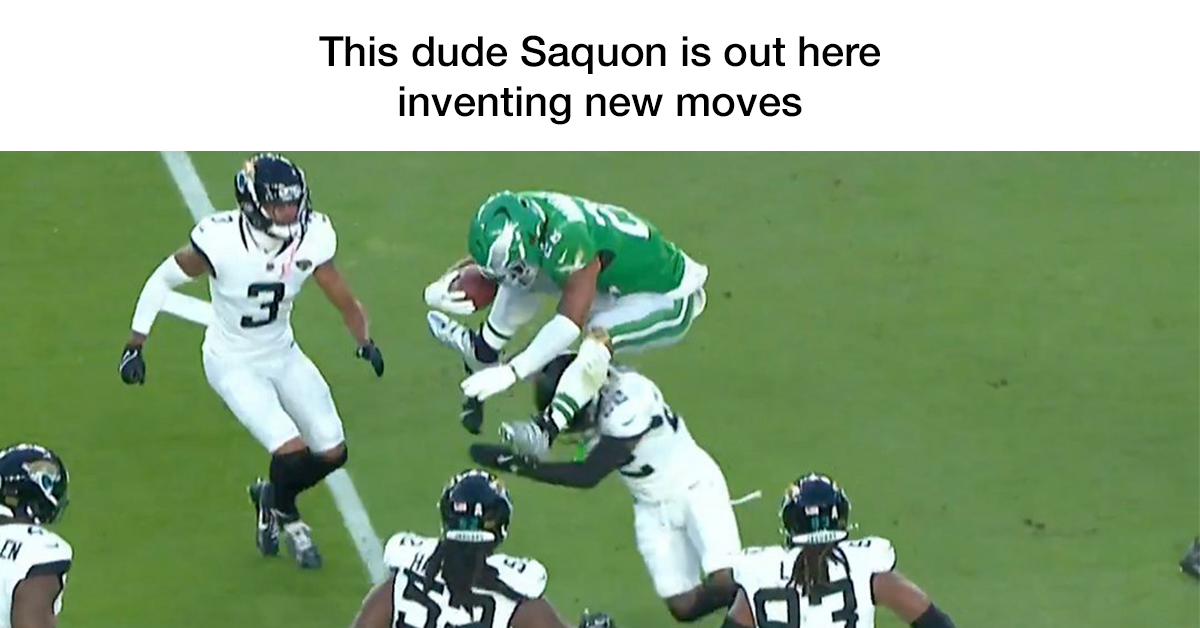 Leather bound memes from Week 9 are almost as crazy as Saquon's hurdle