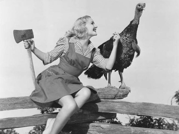 These Vintage Thanksgiving Pinups Have Threatening Energy (24 Photos)