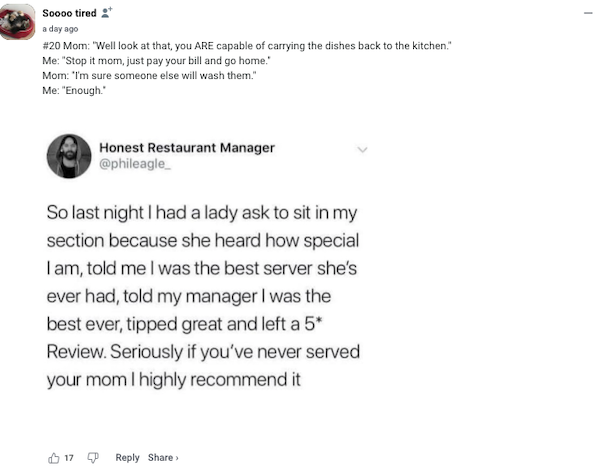 The glory of the best comments found all week. Behold!