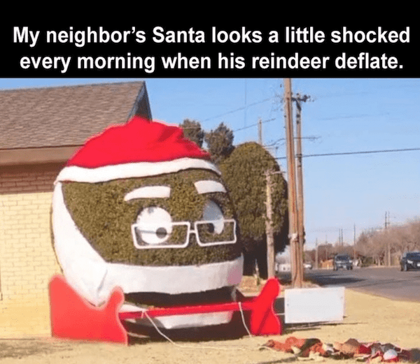 Unwrap Christmas memes while hiding from family on the toilet