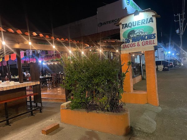 You can eat tacos with raccoons at this Mexican restaurant