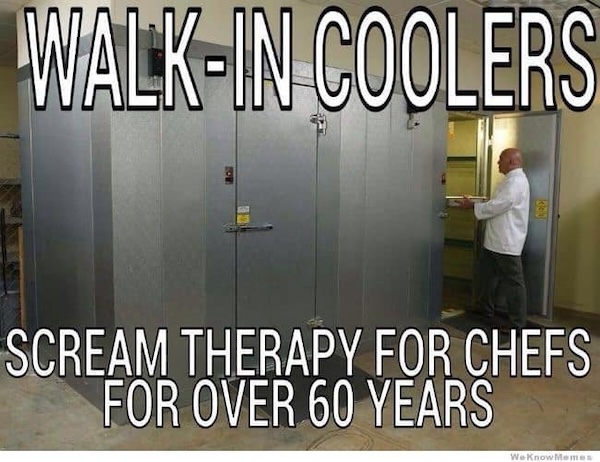 Memes for chefs and hospitality workers to look at in the walk-in