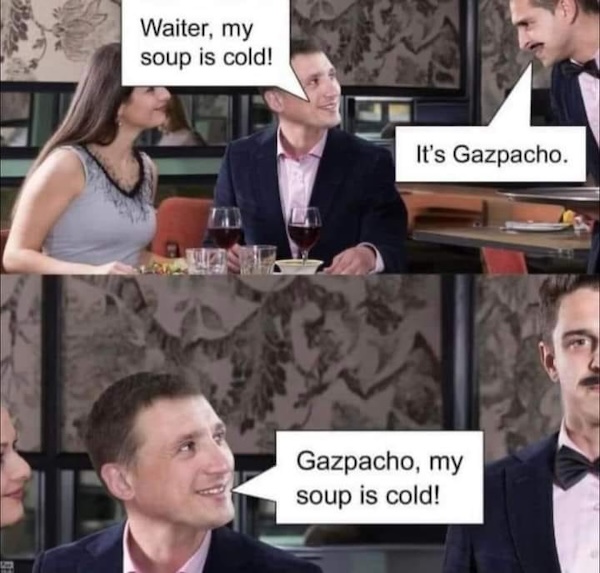 Memes for chefs and hospitality workers to look at in the walk-in