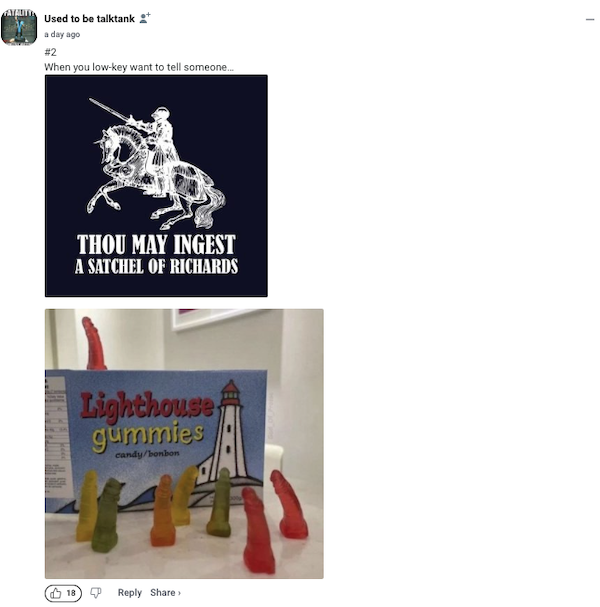 Top Comments of the week are the most creative thing found online