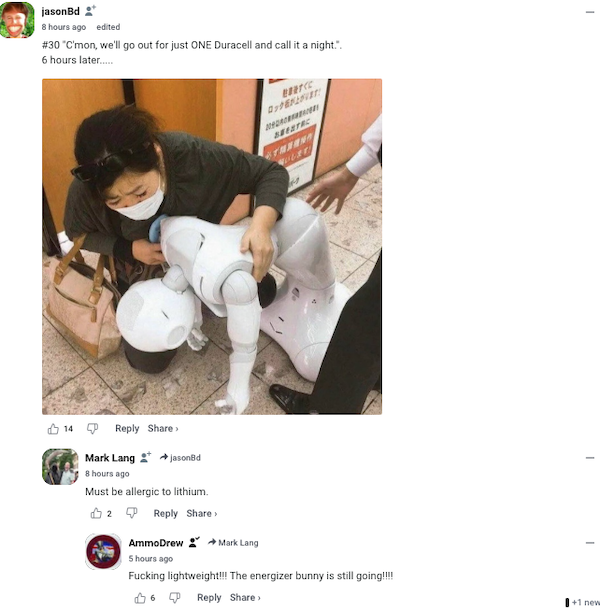 Top Comments of the week are the most creative thing found online