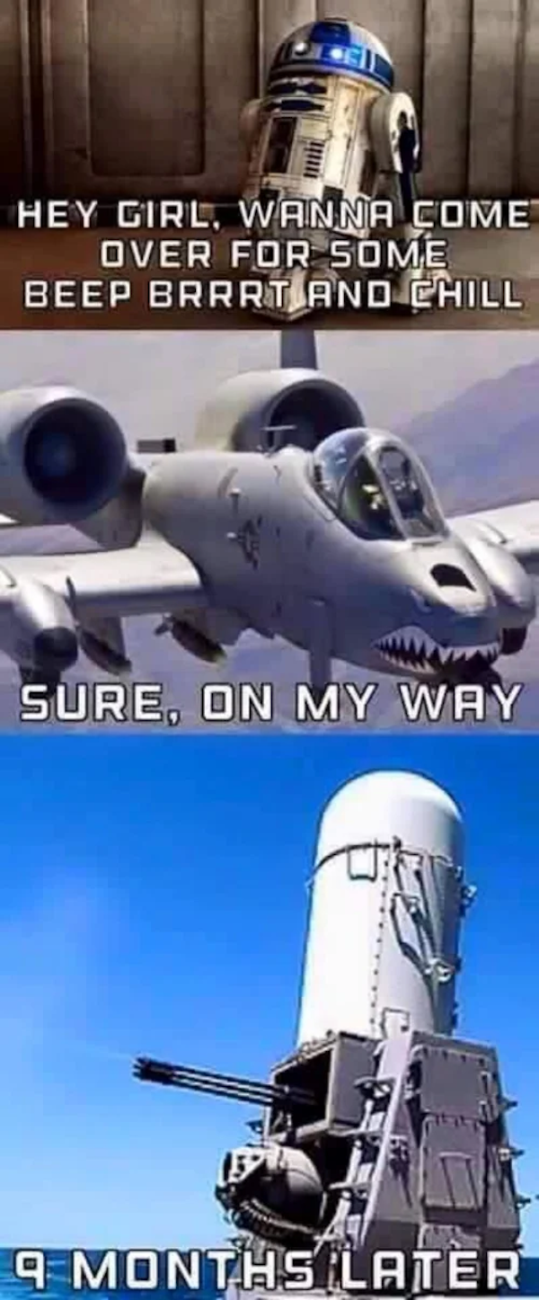 Memes A-10 Warthog Brrrrrtt Awesome USA Humor, Funny Thunderbolt ii