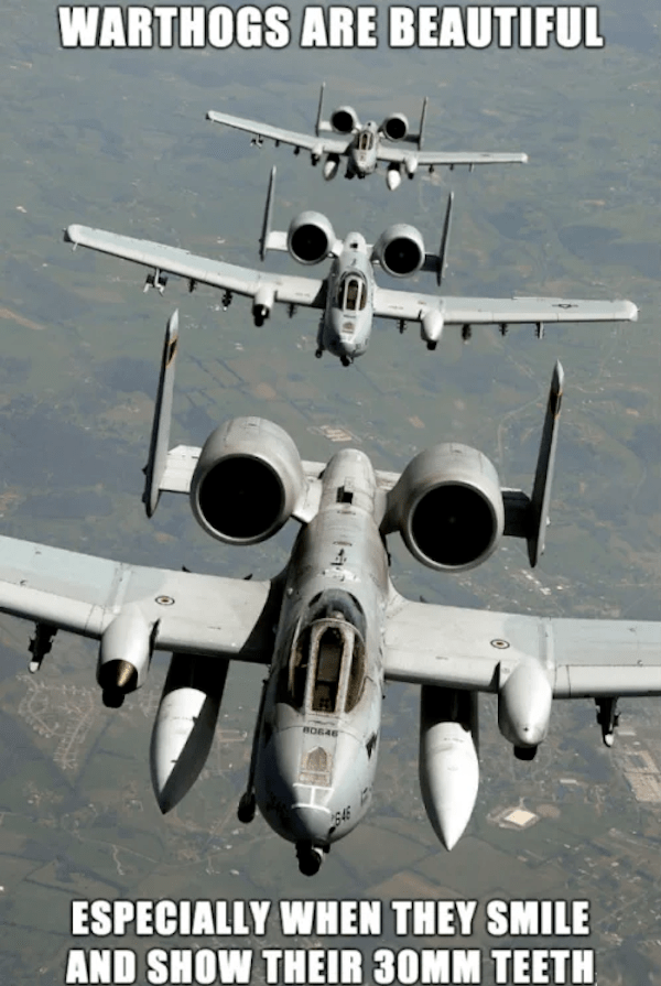 Memes A-10 Warthog Brrrrrtt Awesome USA Humor, Funny Thunderbolt ii