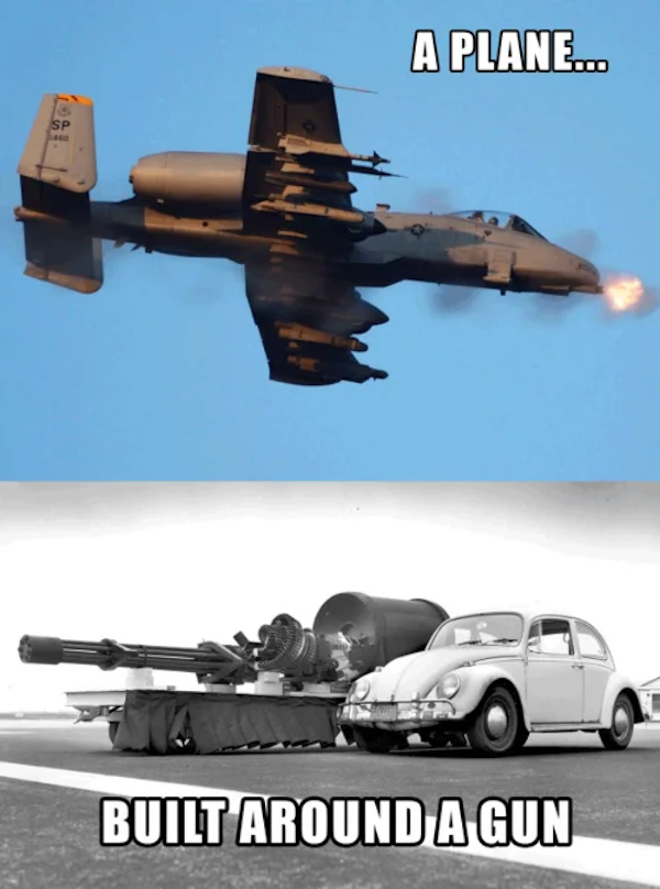 Memes A-10 Warthog Brrrrrtt Awesome USA Humor, Funny Thunderbolt ii