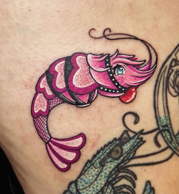 We question your sanity, but definitely not your tattoo artist