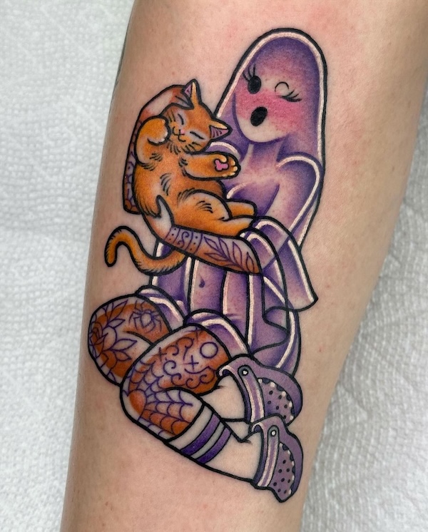 We question your sanity, but definitely not your tattoo artist