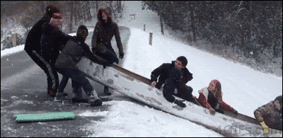 GIFs Snow FAILs and Funny Dumb Winter People Best Ice Cold Humor 2025