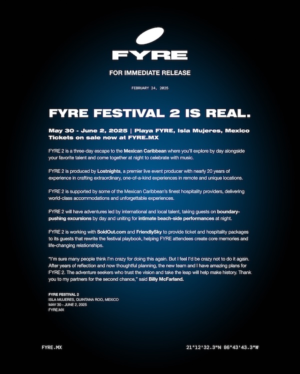Fyre Festival 2: $1.1 MILLION Tickets For A Dumpster FYRE?