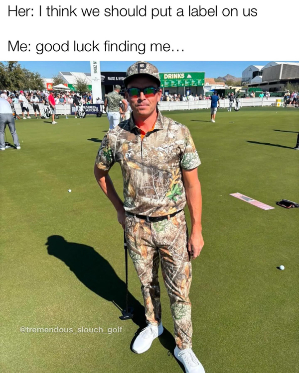 It's almost golf season and we're warming up with memes