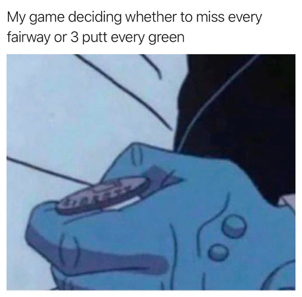 It's almost golf season and we're warming up with memes
