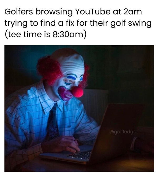 It's almost golf season and we're warming up with memes