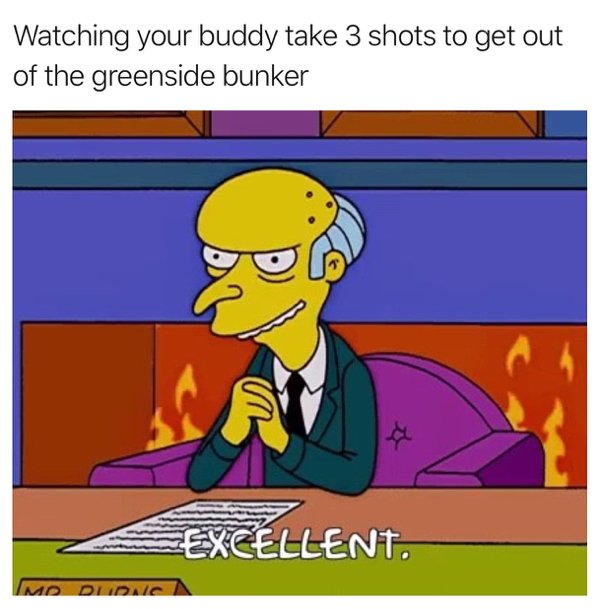 It's almost golf season and we're warming up with memes