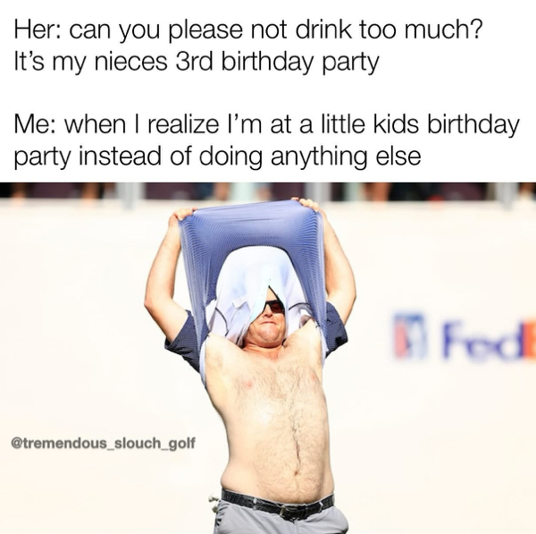 It's almost golf season and we're warming up with memes