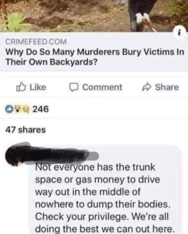 True Crime Memes Solved My Boredom