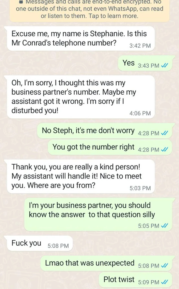 Scammers gonna scam, and these folks' replies gonna troll