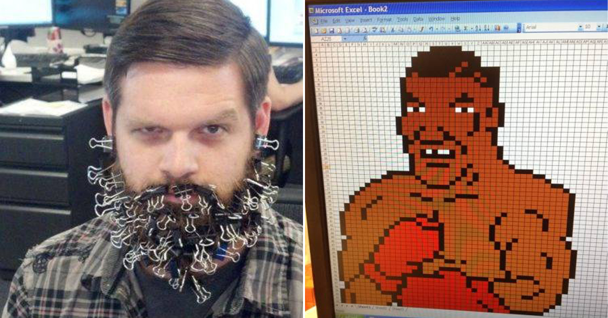 Work-related shenanigans and office-place hijinks to laugh at