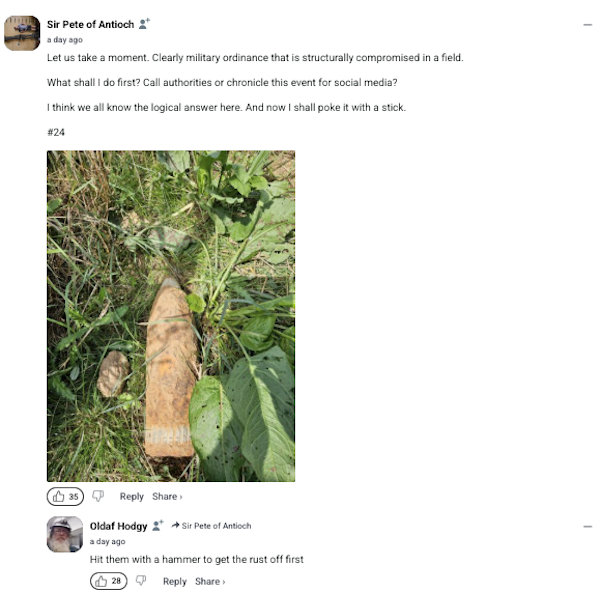 Top Comments found around the web will be found on theCHIVE