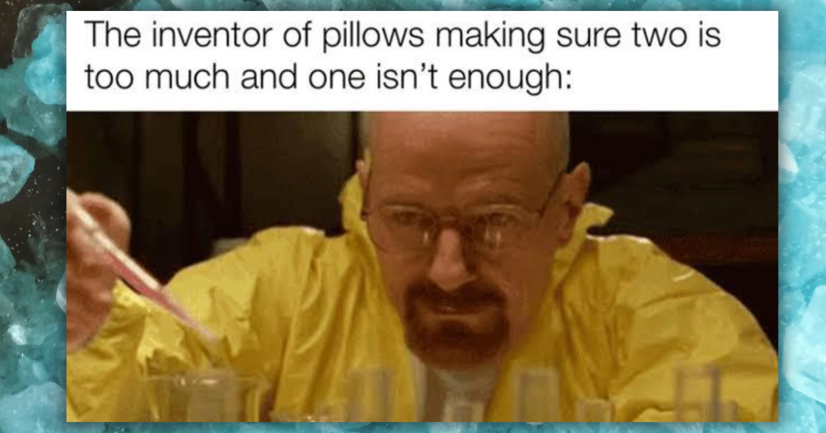 Walter White Carefully Cooking Up Pure Nonsense Memes