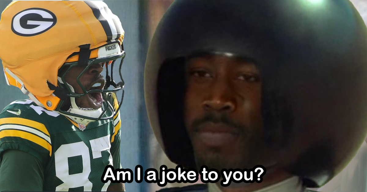 Internet Dubs Receiver Romeo Doubs the Face of the Guardian Cap