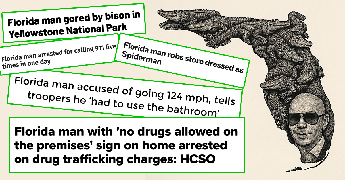 ‘Florida Man’ Reigns Supreme! More Headlines from the Sunshine State