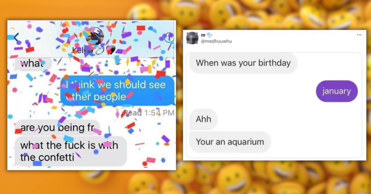 Text Message Screenshots With Zero Context, 100% Chaos